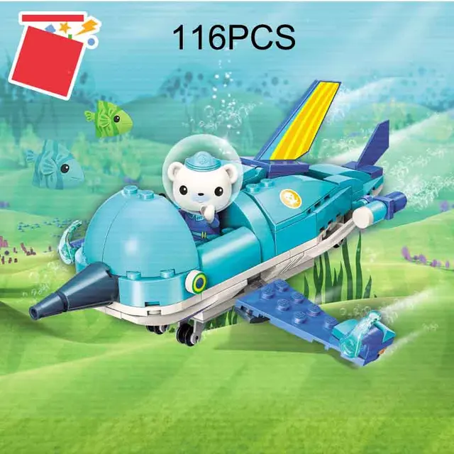 Building Block Octonauts All Set Octo Pod Octopod Playset Educational Bricks Set Compatible