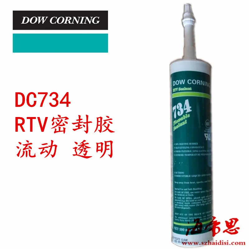 정품 다우 코닝 DC734 RTV 실리콘 실란트 유동성 DC 734 component 유리 접착제 사고 티모르 바다 ...