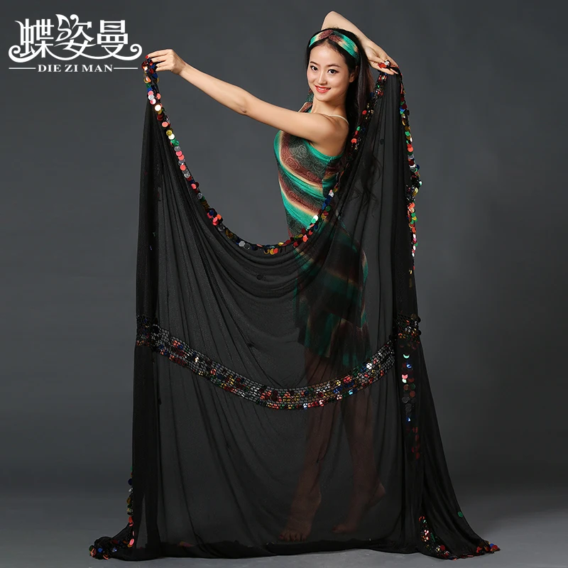 High quality women belly dance Veils dancing Veil Scarf belly dance ...