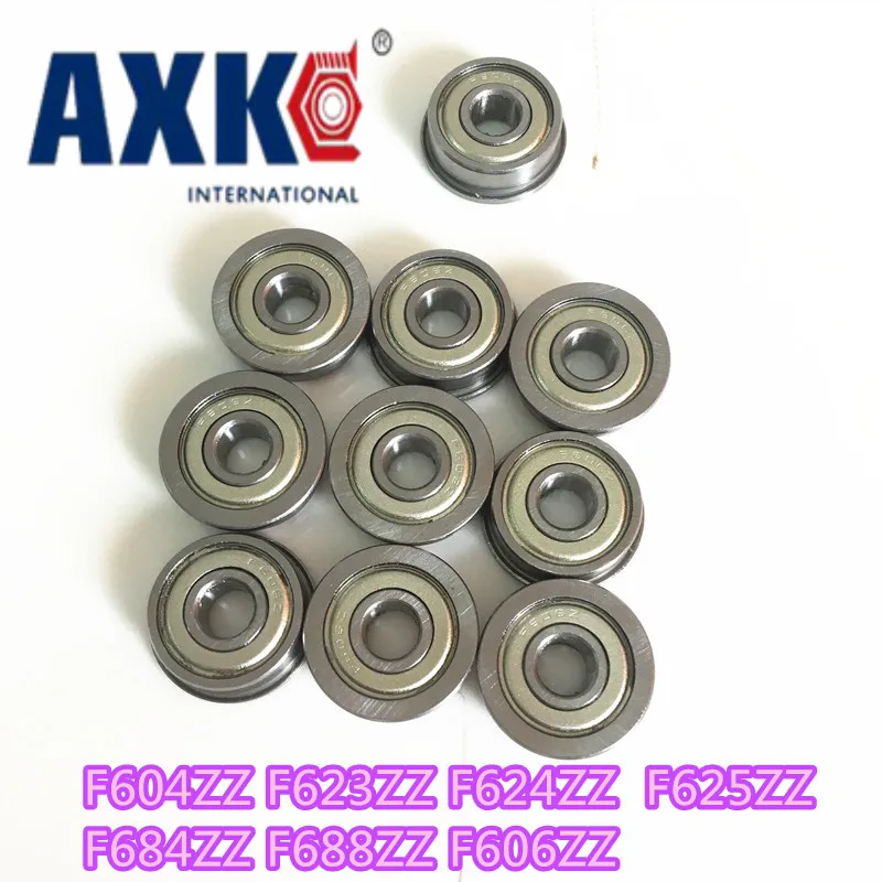Thrust Bearing 10pcs Flange Ball Bearings F604zz F623zz F624zz F625zz ...