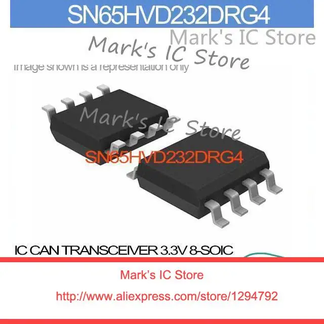 SN65HVD232DRG4 IC CAN TRANSCEIVER 3.3V 8 SOIC SN65HVD232DR 65HVD2 ...