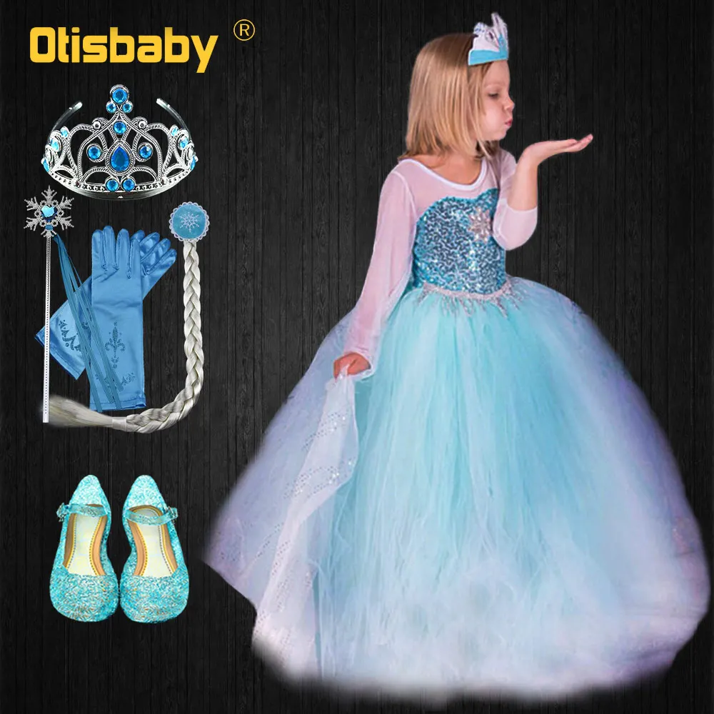 Fancy-Elsa-Dress-for-Children-Infant-Girl-Birthday-Gift-Snow-Queen ...