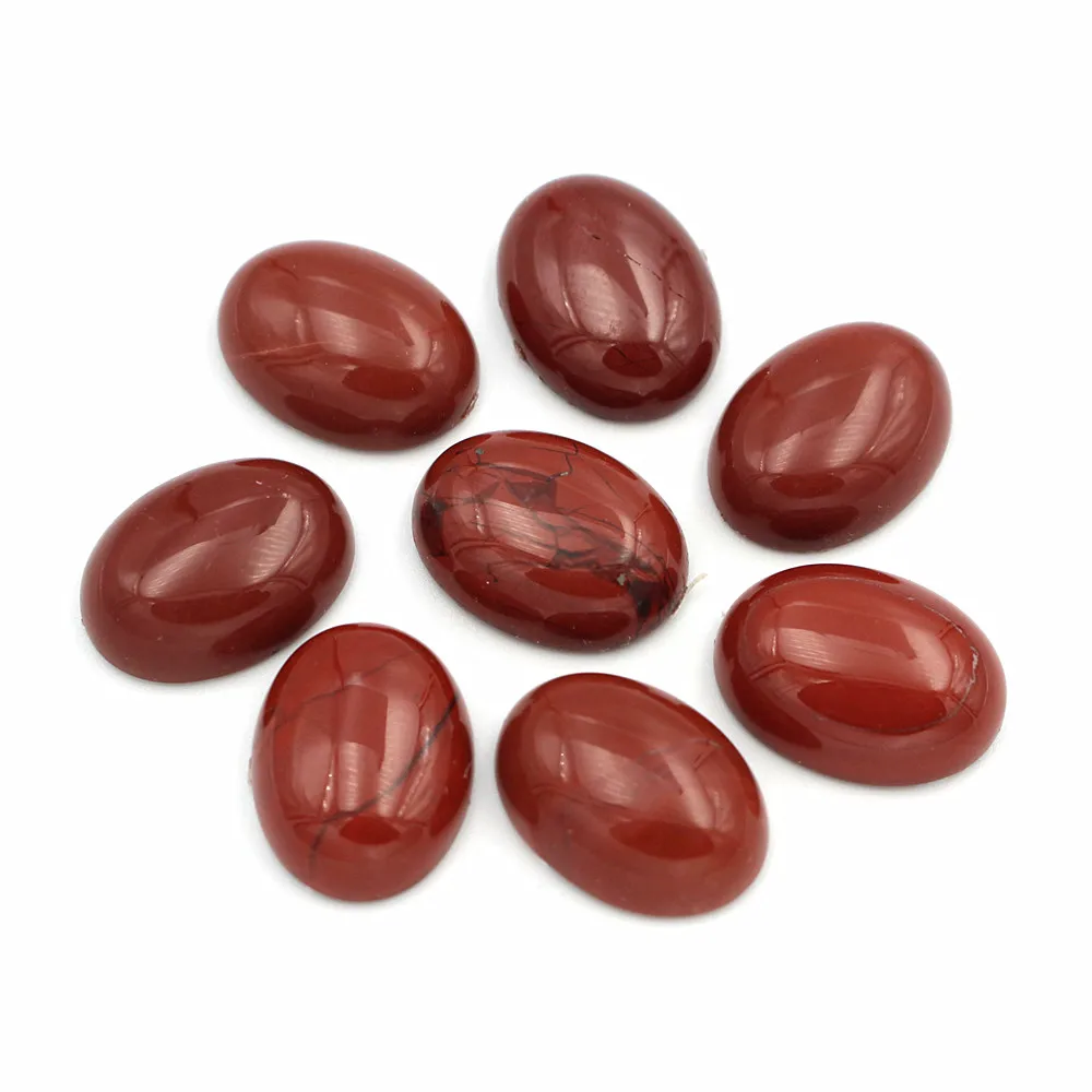 Red-Jasper-stone-Dome-Oval-Cabochon-Natural-stone-Flat-Back-cabochons ...