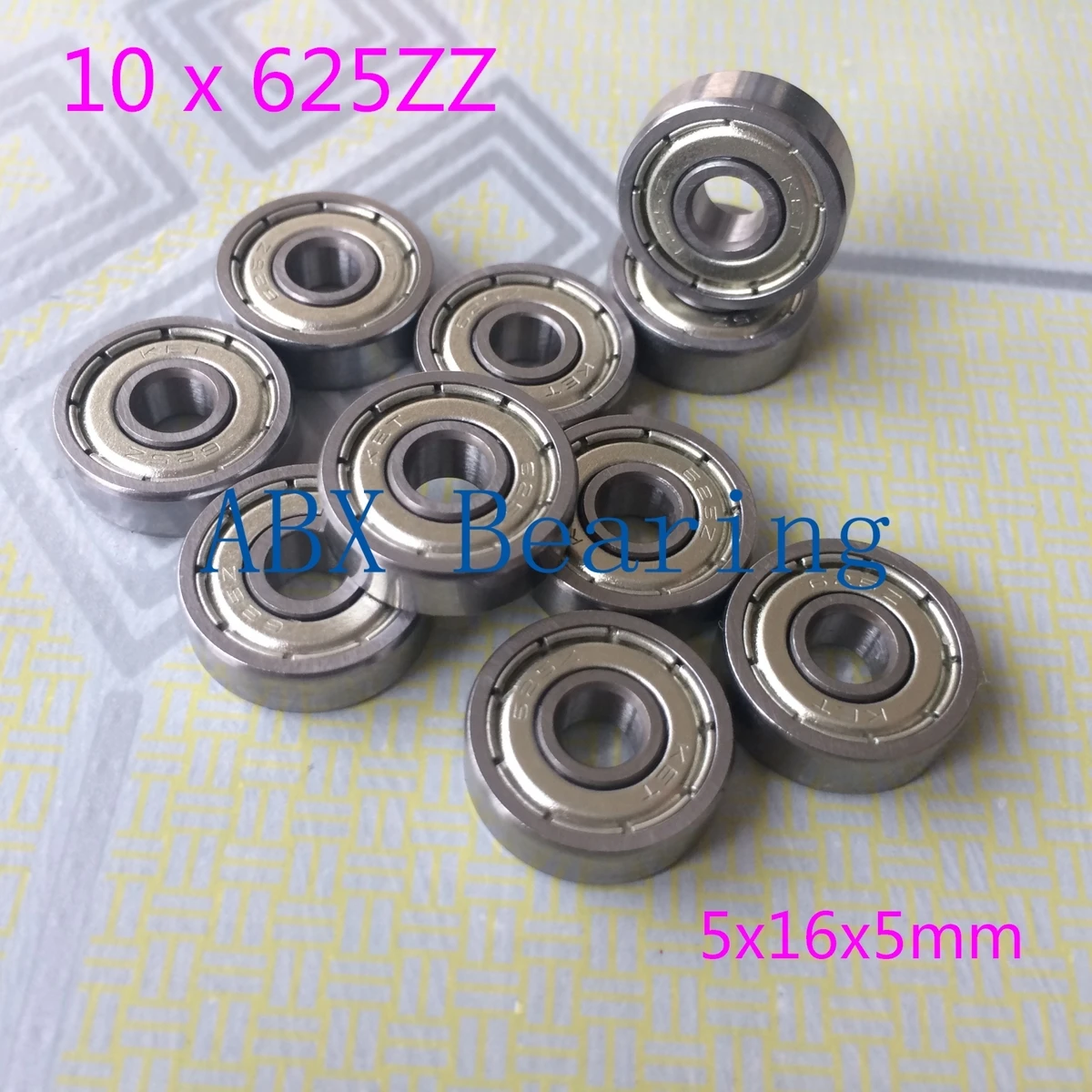 10pcs-lot-625ZZ-625Z-625-2Z-625-deep-groove-ball-bearing-5x16x5-mm ...
