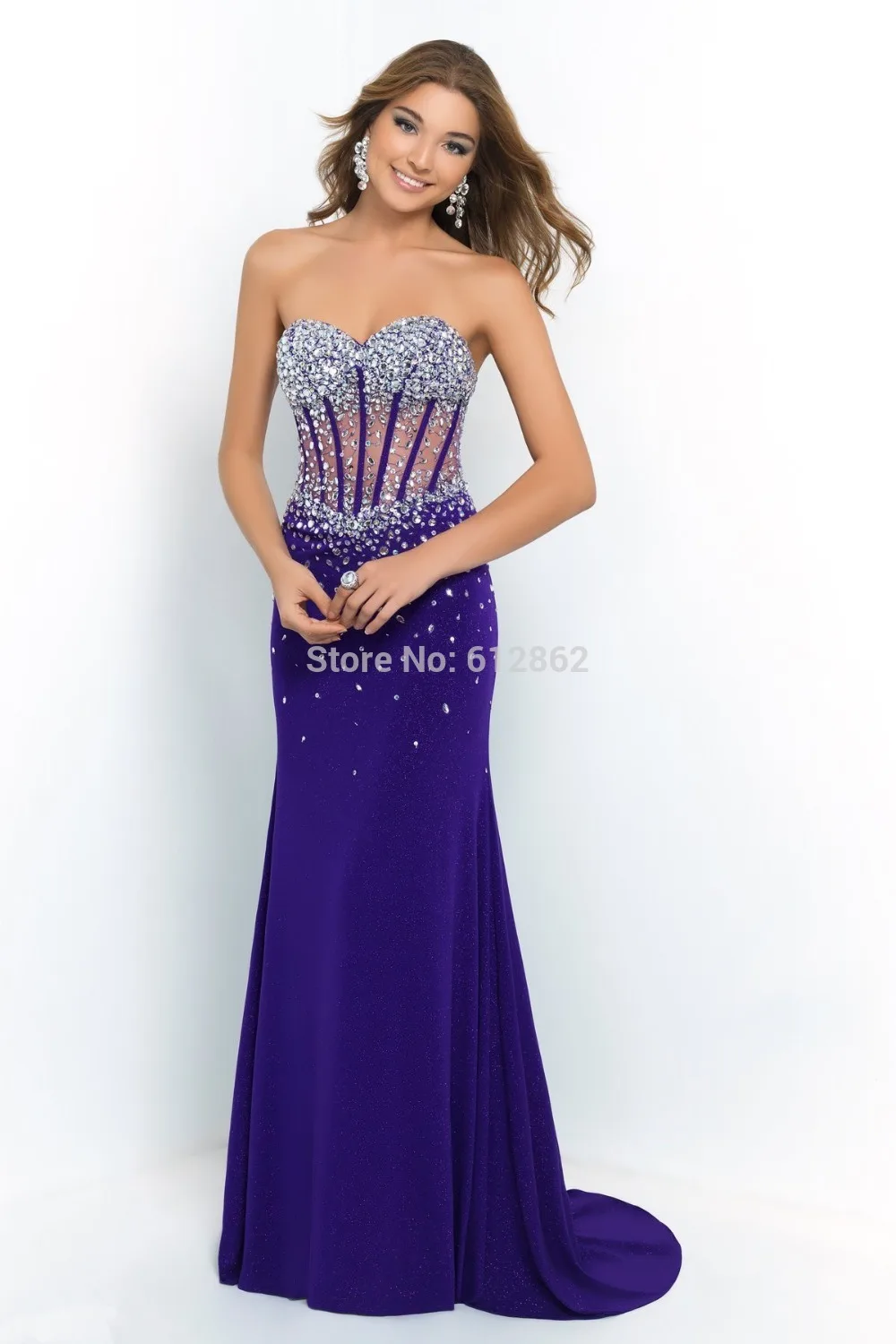 Robes De Soiree 2017 Longue Strapless Sweetheart Illusion Corset ...