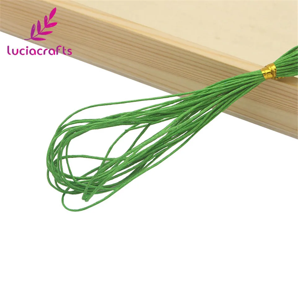 Lucia crafts 5 ярдов/партия 1 мм Вощеная хлопковая нить веревка ...
