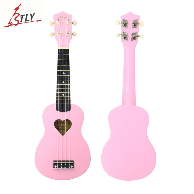 Hot-Sale-21-inch-Pink-Ukelele-Ukulele-4-Strings-Hawaii-Mini-Guitar ...