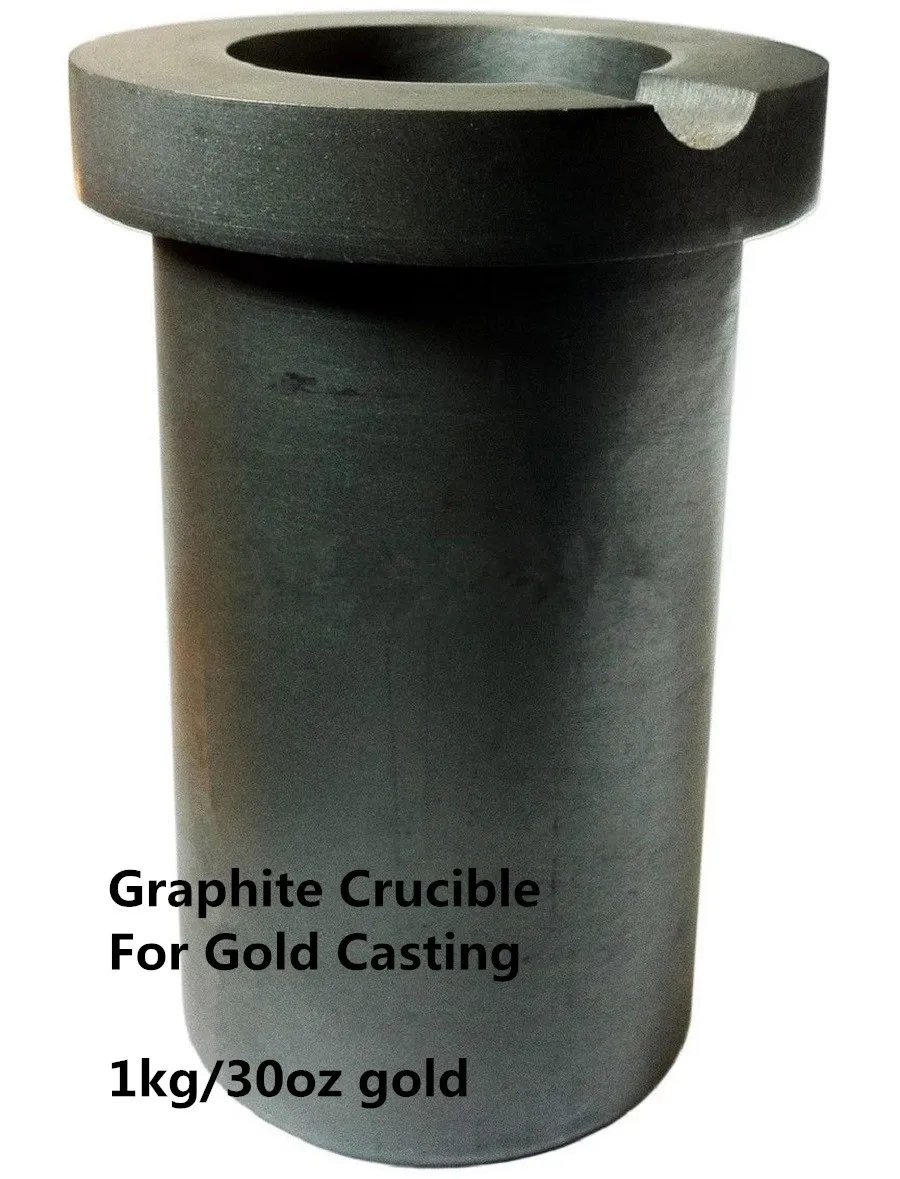 Graphite crucible for 1kg gold casting melting refining / high pure ...