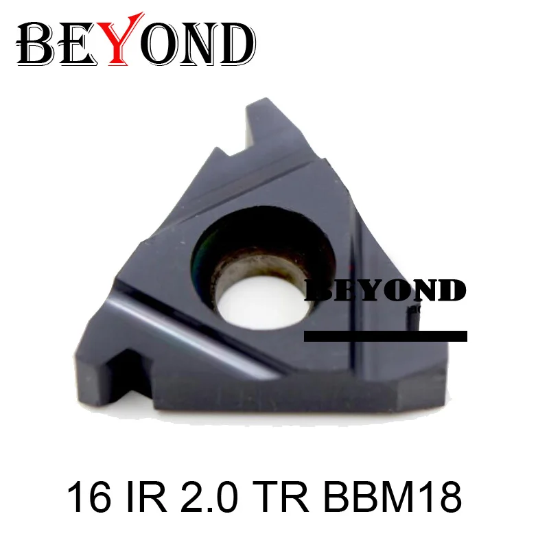 16 Ir 2 0 Tr Bbm18 Iso Metric Full Profile Carbide Threading Inserts