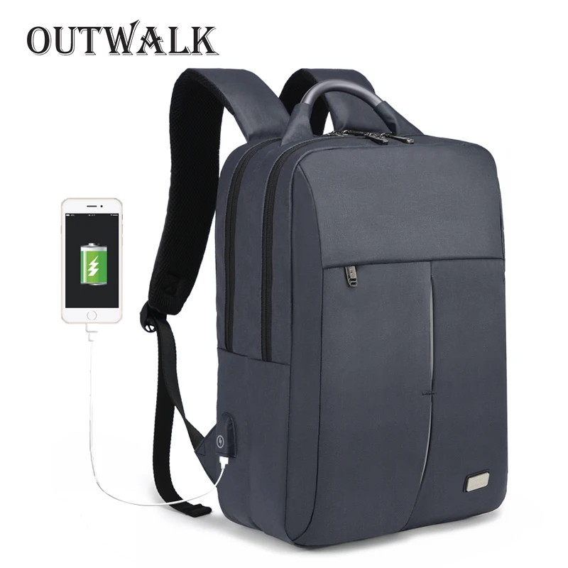 Outwalk Men's Backpacks Bolsa Mochila For Laptop 15 Inch Anti Theft ...
