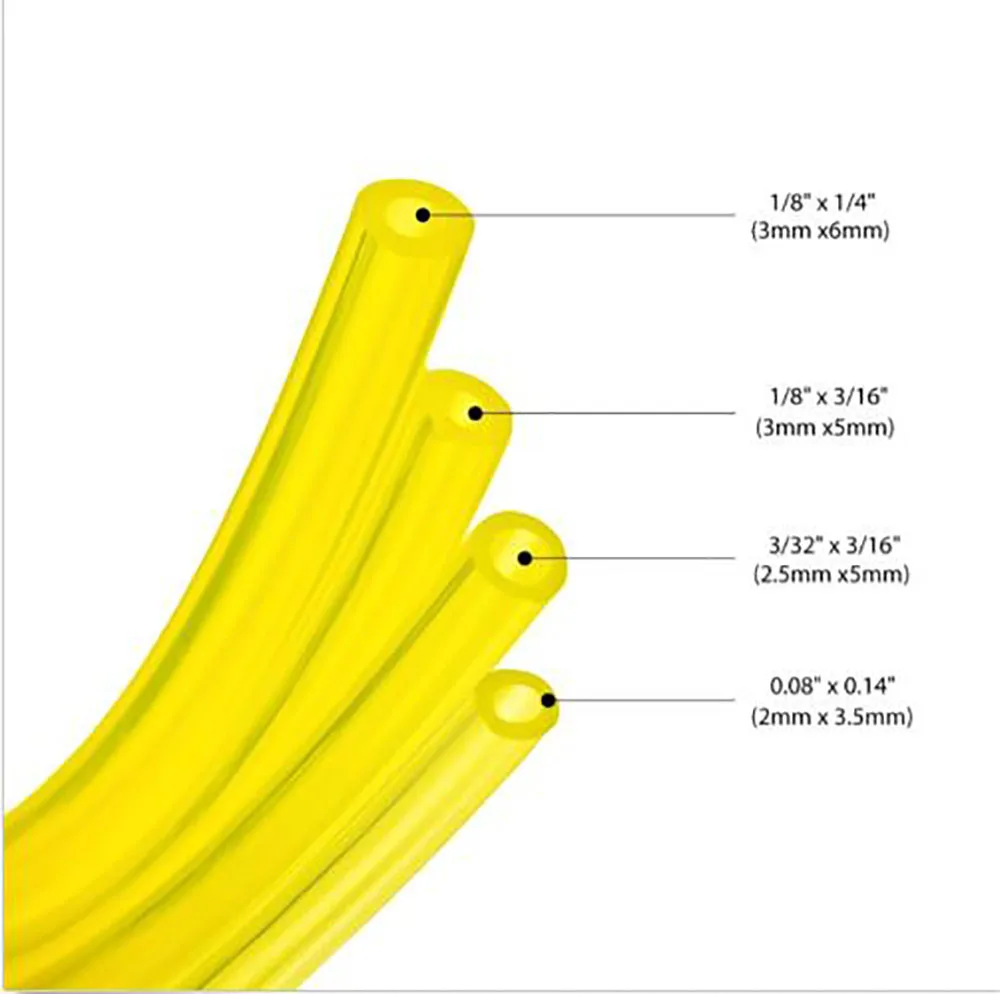 3M IDxOD 2*3.5mm 3*5mm 3*6mm Tygon Fuel Line Petrol Gas Line Pipe Oil ...