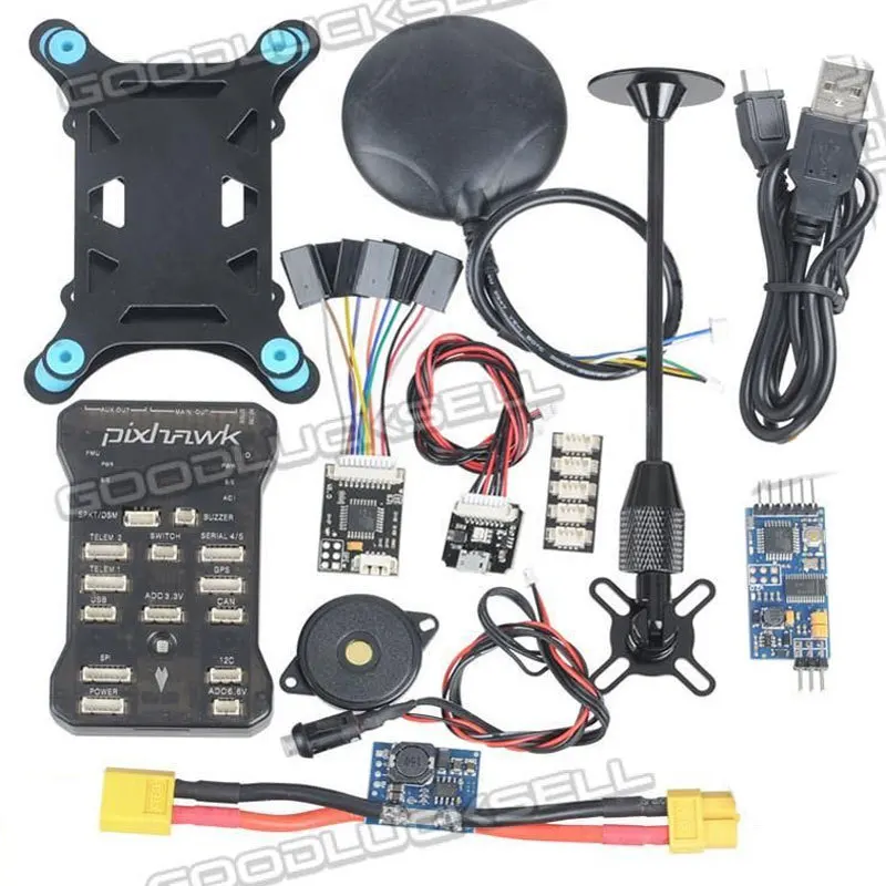 Pixhawk Px4 Pix 2.4.6 32 Bit Arm Flight Controller & M8n Gps/4g Tf Card ...