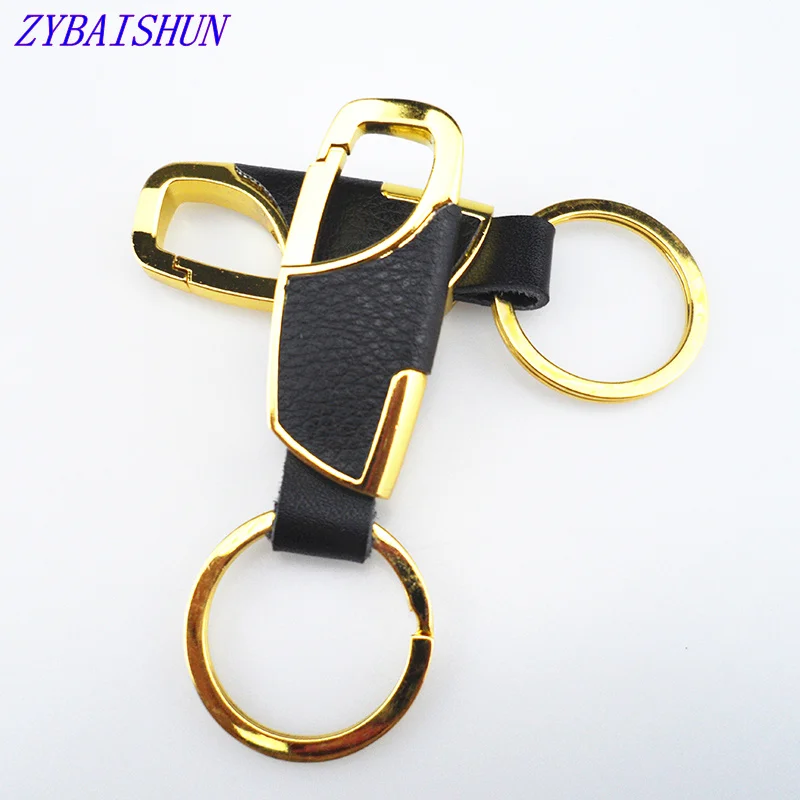 Men Leather Key Chain Metal Car Keychain for Acura RLX CL EL CSX ILX ...