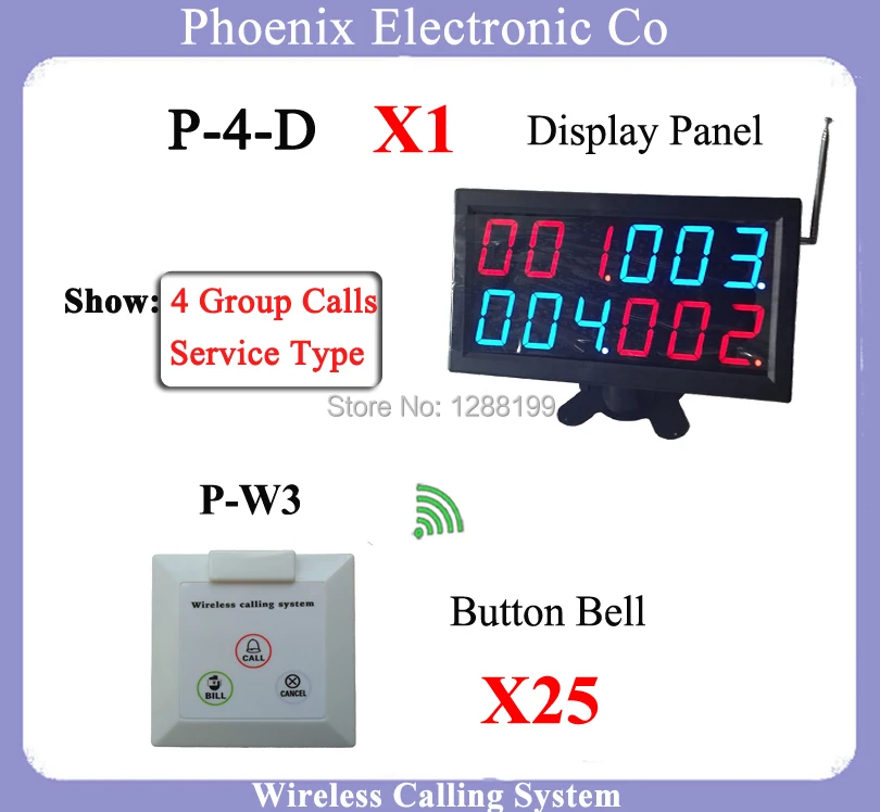 Restaurant Buzzer Systems Including 433.92mhz Receiver And Restaurant ...