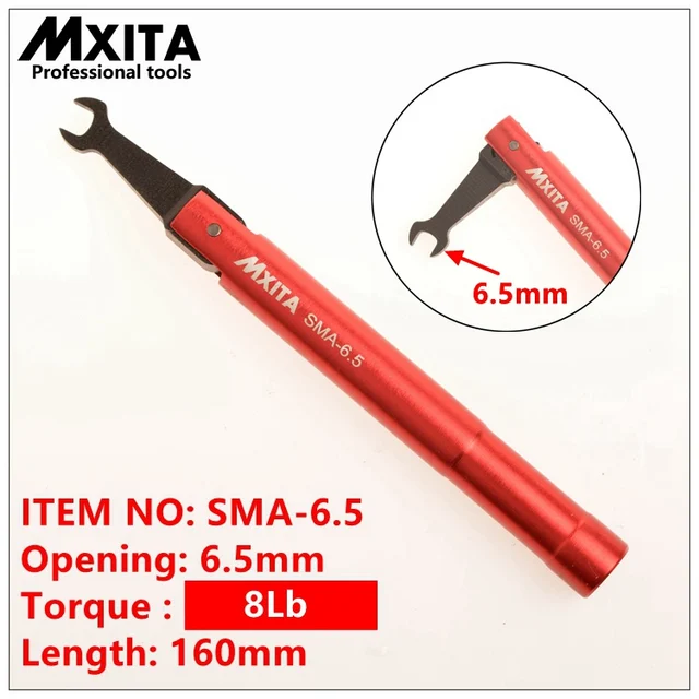 MXITA SMA torque wrench RF connector opening 6.5MM electrommunication ...