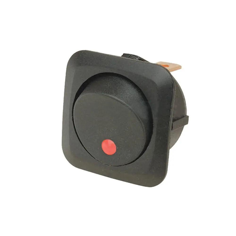 Ee Support 20 X 25mm Round Led Light Rocker Toggle Switch 12v 25a Blue ...