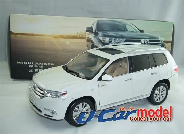 1pcs/lot 1:18 2012 TOYOTA HIGHLANDER Die cast Car Model( New Arrival ...