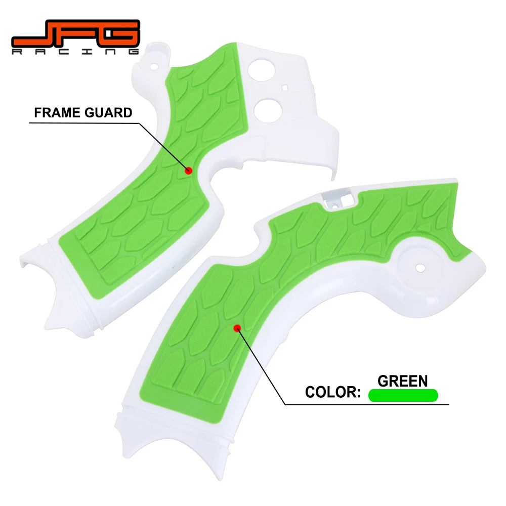 Motorcycle Plastic Frame Guards Protector Protection For KAWASAKI KX250 ...