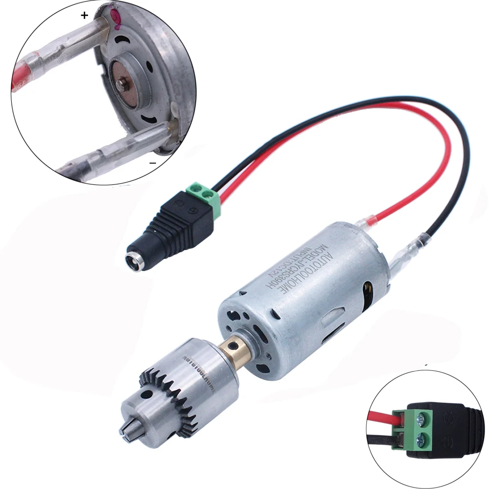 12 V Dc Motoros Fúrókészlet Mini Elektromos Szerszám A Barkács ...