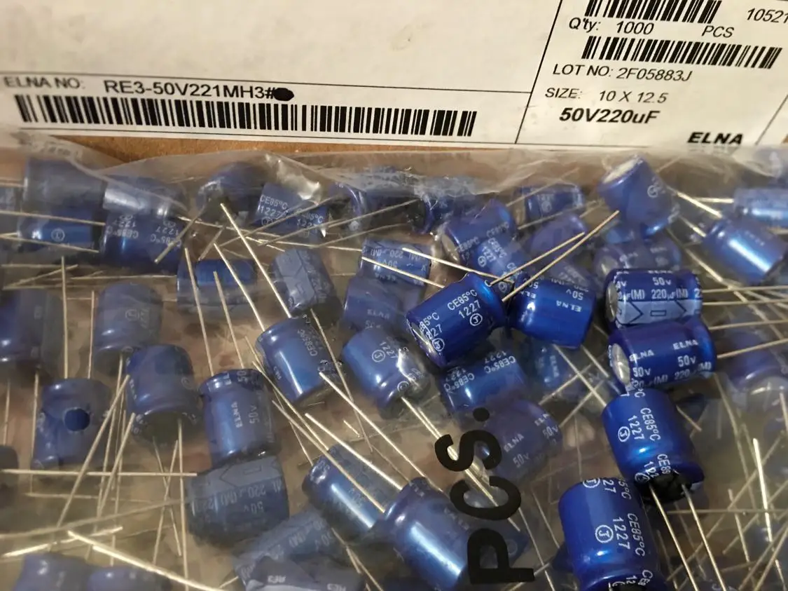 30pcs Original ELNA RE3/2 series fever electrolytic capacitor audio capacitor free shipping ...