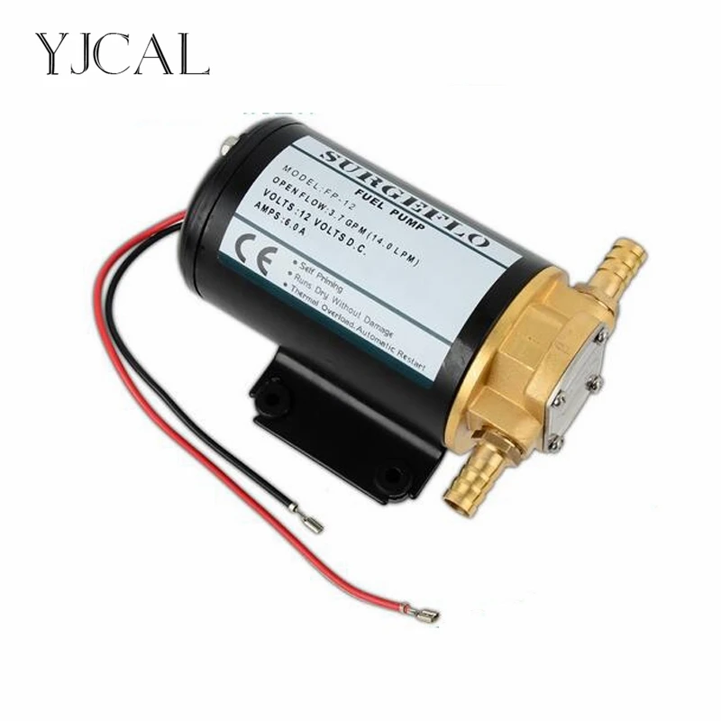 FP-12/24 DC 12V 24V Electric Oil Pump Fuel Transfer Gear Self-priming ...