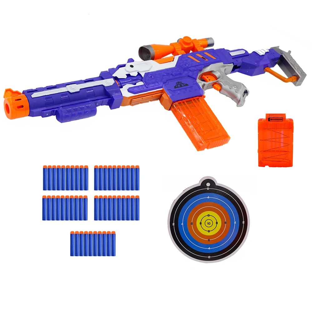 Electronic Submachine Toy Gun for NERF Rival Elite Series Soft Bullet ...