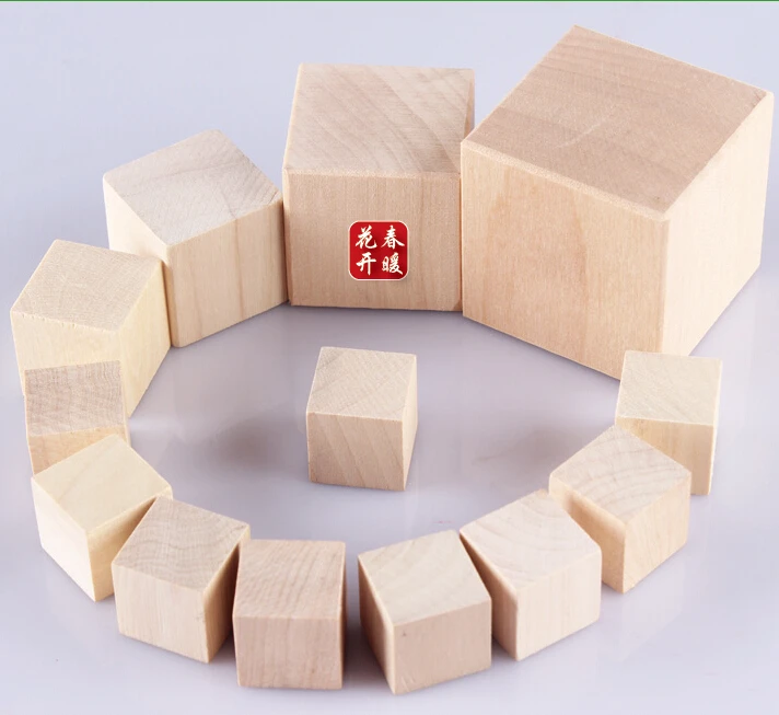 Wooden Cubes 1 inch Perfect Wood Blocks 1 inch For Baby Blocks Baby ...