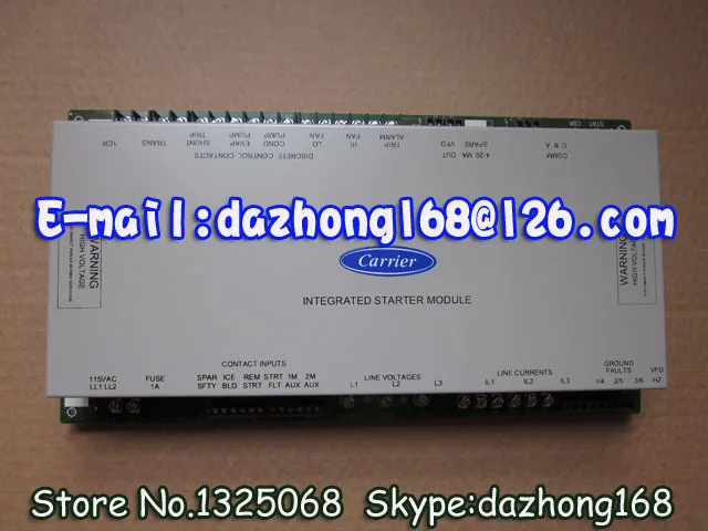 Carrier-Carrier-centrifugal-chillers-motherboard-ISM-startup-module ...
