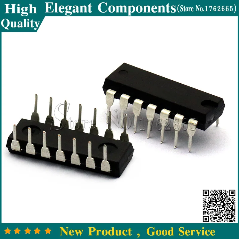 10PCS Original 74HC74N SN74HC74N DIP14 74HC74 DIP SN74HC74 Dual D Type ...