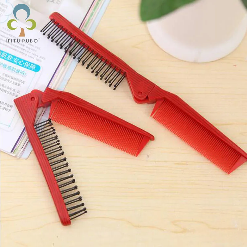 1pc Creative portable Comb Double folding comb straight hair comb ...