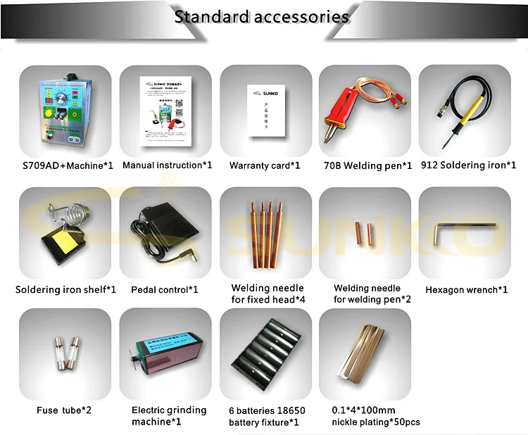 SUNKKO 709AD+ обновленная версия от 709AD 4 в 1 сварочный аппарат ...