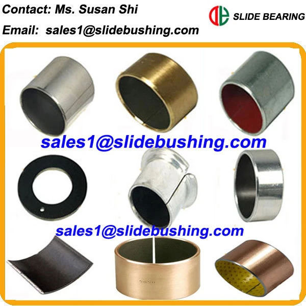 DP4 bushing cylindrical bushing,Red Teflon bush,Red PTFE du bushing ...