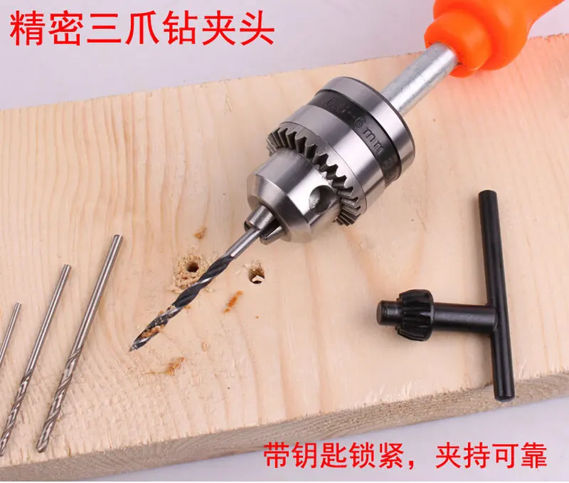 Mini-Handle-Manual-Twist-Drill-Precision-Hand-Drill-Bit-Free-6PCS ...