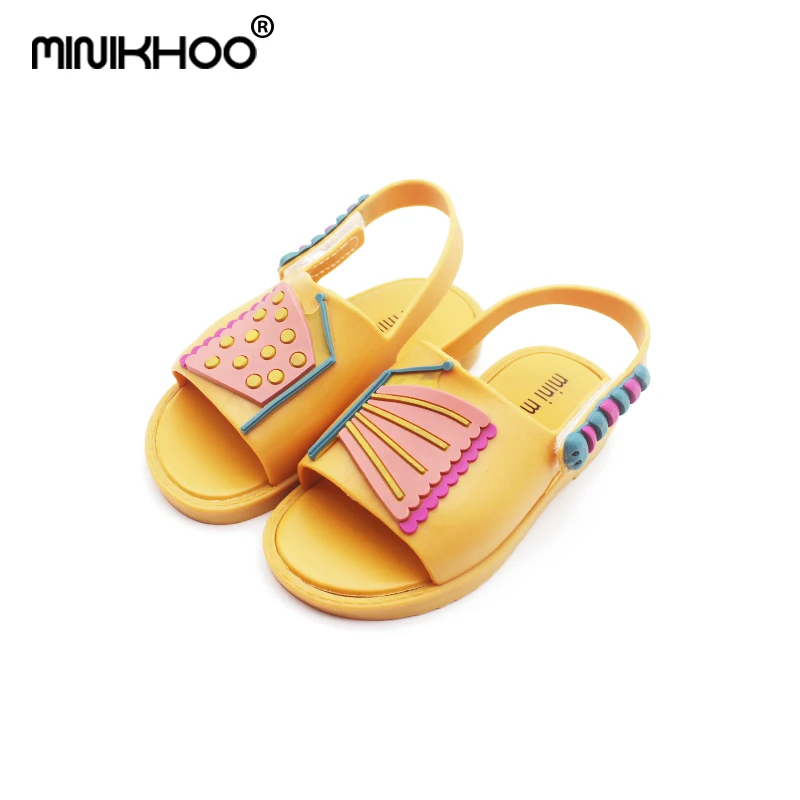 Mini Melissa Cute Butterfly Girl Jelly Sandals 2018 New Melissa Girls ...