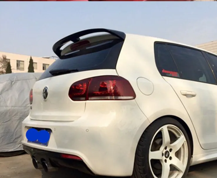 For VW Golf Spoilers ABS Material Car Rear Wing Primer Color Rear ...
