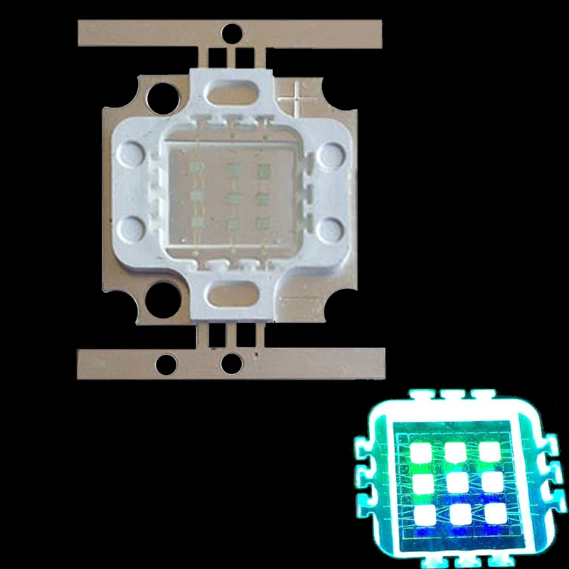 10W-Cyan-490NM-4-GREEN-5-Royal-blue-Hybrid-High-Power-Multichip-LED ...