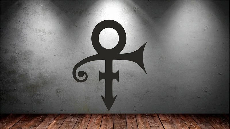 Prince Symbol Vinyl Wall Stickers Artistic Design Etiqueta Pared Vinilo ...