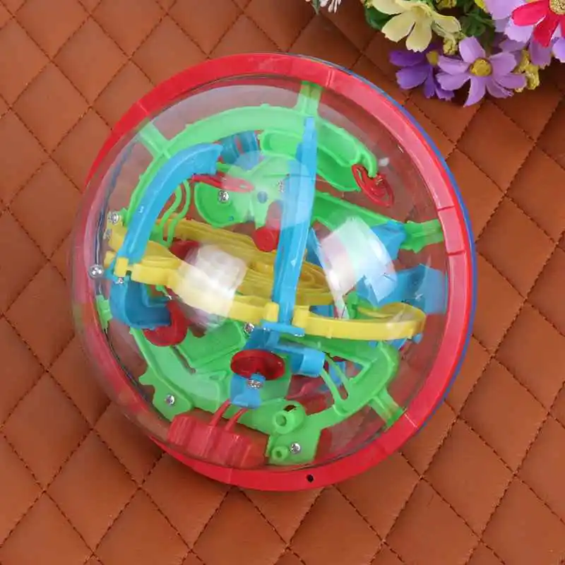 3D Spherical Maze Intellect Ball Rolling Ball Balance Game Baby Brain ...