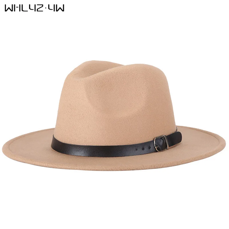 WHLYZ YW Brand Winter Autumn Imitation Woolen Women Men Ladies Fedoras ...