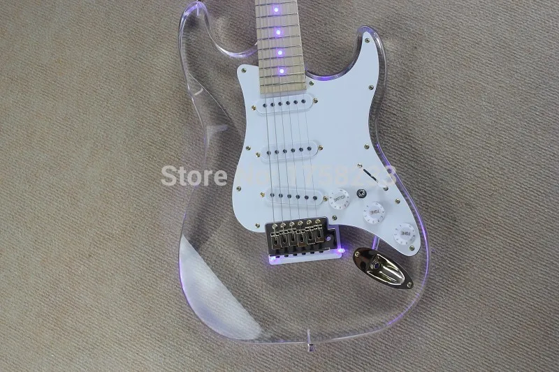 Glass Electric Guitar