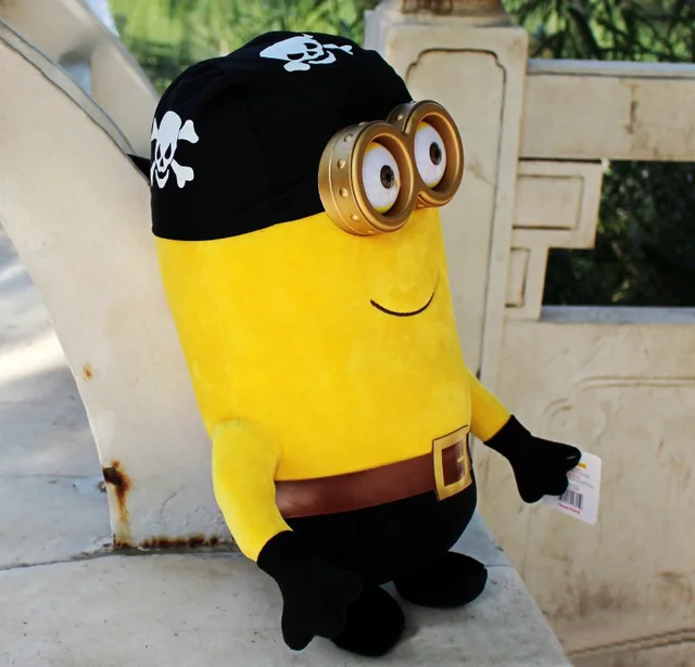 1pc 18CM 22CM Pirate Minions Plush Toy For Kids Gift Depicable Me Movie ...