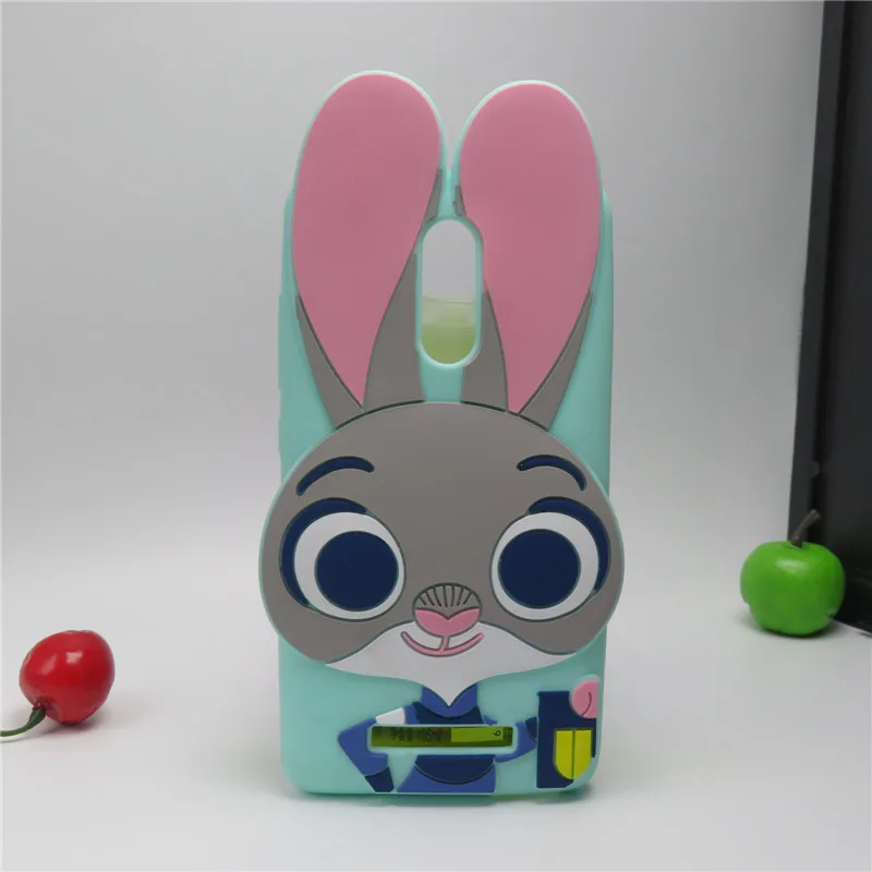 Hot Selling Cute Zootopia Judy Hopps Silicone Phone Back Cover Case For ...