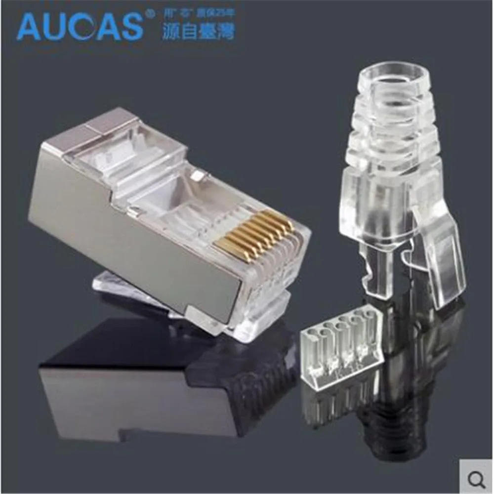 High Quality shielded rj45 connector network connector Cat6 RJ45 Plug ...