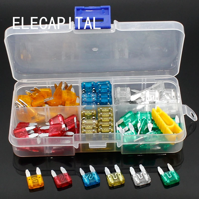 120pcs New mini Auto Automotive Car Boat Truck Blade Fuse Box ...