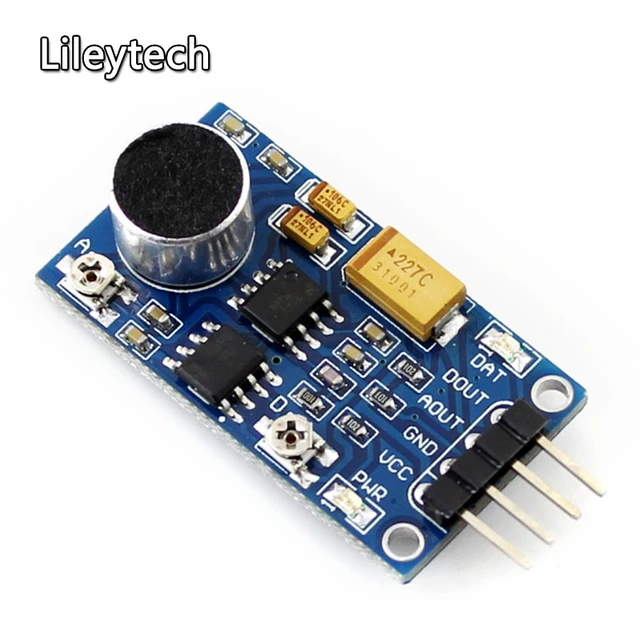 Sound Sensor Sound Detection Module Sound Sensor Voice Detector LM386 ...