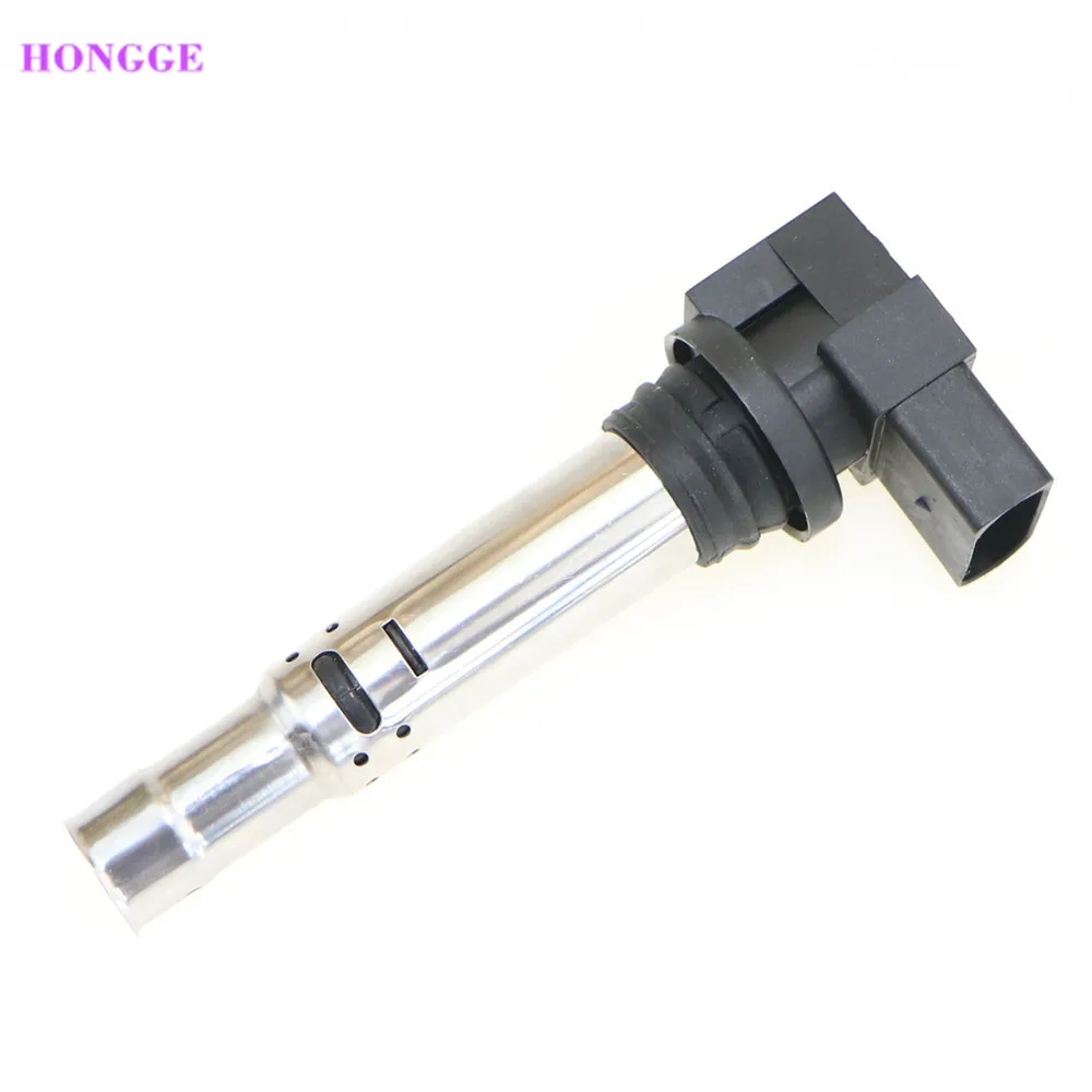 HONGGE Spark Plug Ignition Coils For VW Jetta Golf Polo Beetle Eos ...