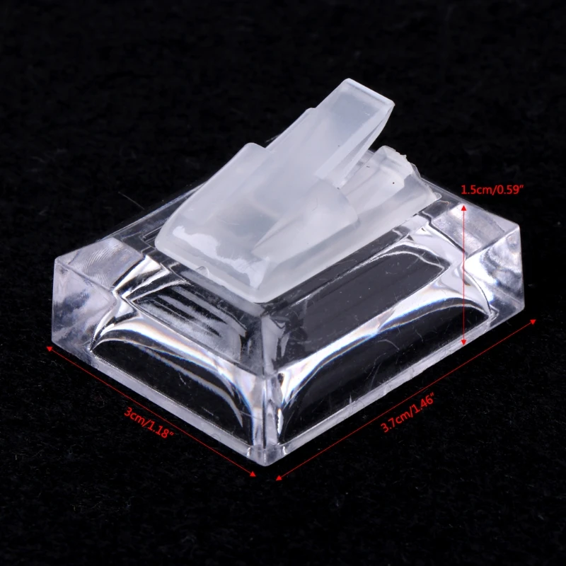 Акриловое Прозрачное Кольцо Дисплей Витрина украшения ювелирных изделий ...