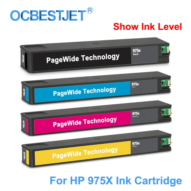 Cartucho de tinta para hp 975x 975xl, substituição de cartucho para hp ...