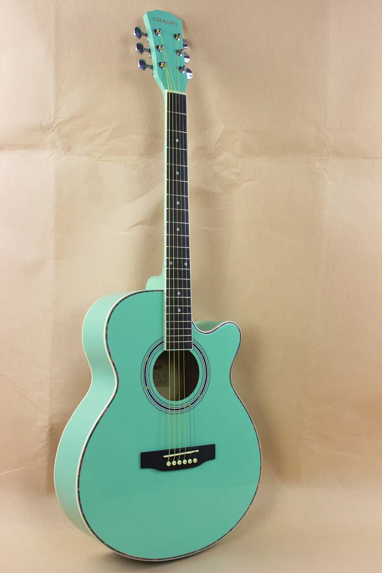 Baby Blue Acoustic Guitar