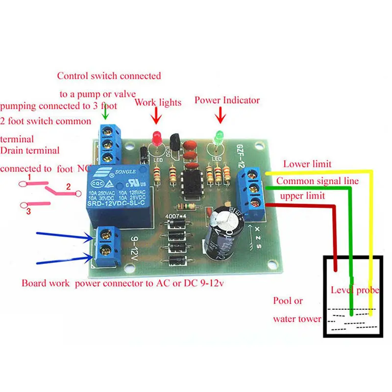 M-dulo-controlador-de-nivel-de-l-quido-Sensor-de-detecci-n-de-nivel-de ...